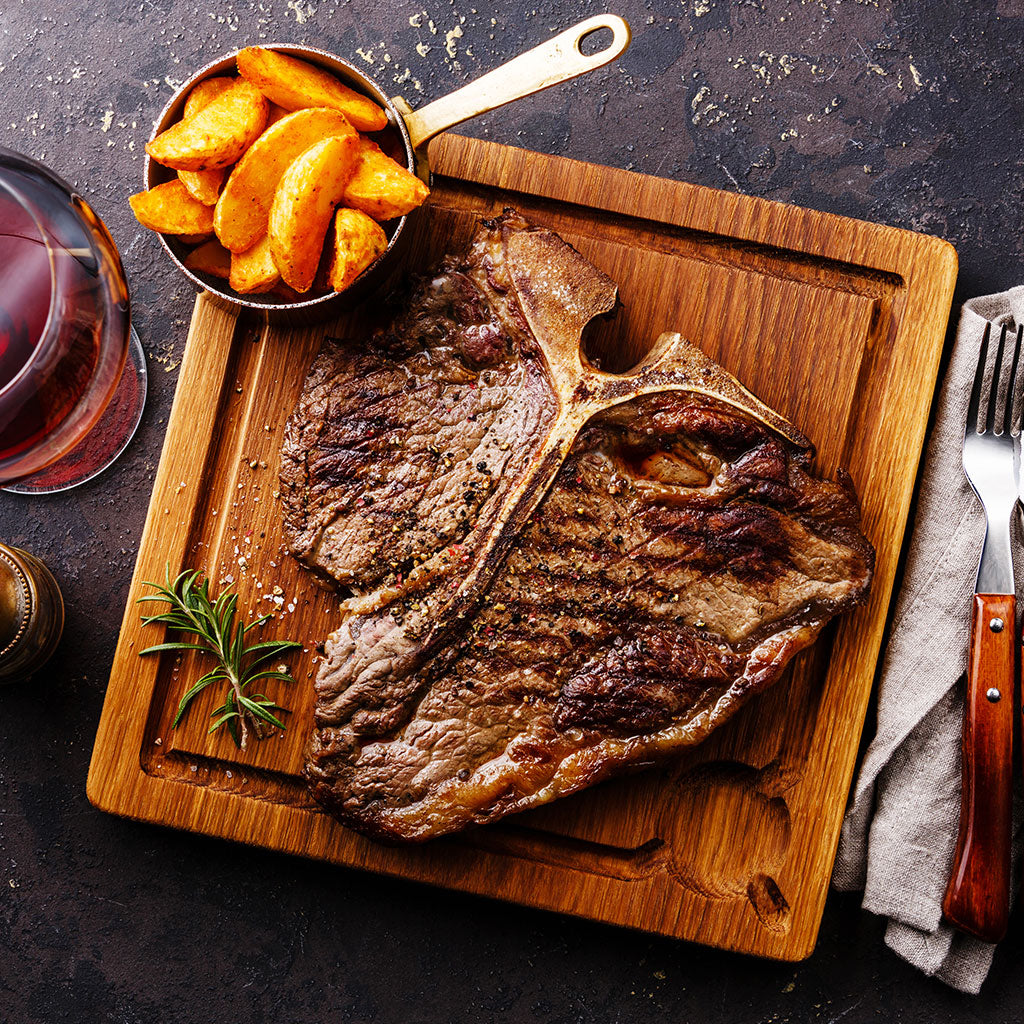Dry Aged T-Bone Steak (400g) – Craig Cook The Natural Butcher