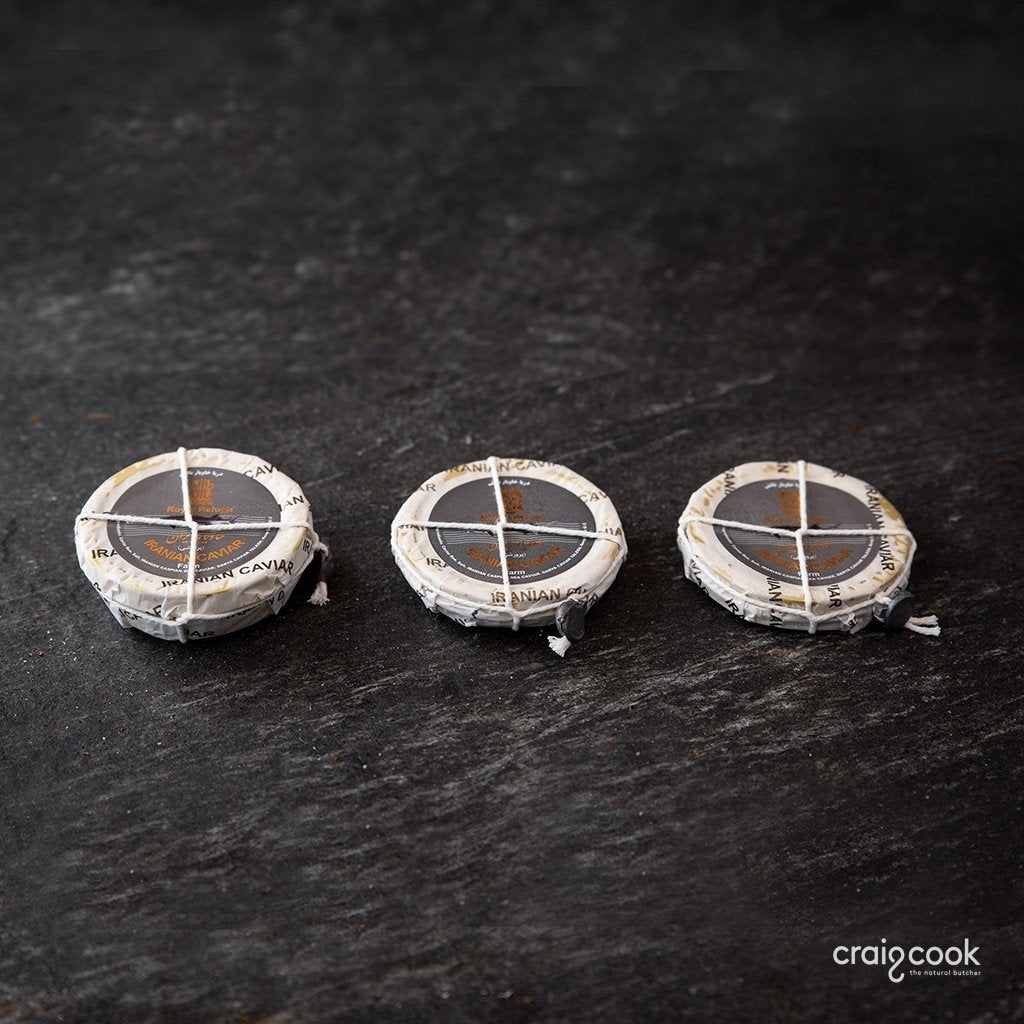 Iranian Royal Beluga Caviar – Craig Cook The Natural Butcher